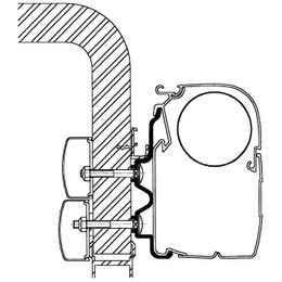 Thule Hymer Markisen-Adapter 2016 4m - Markisenadapter