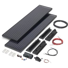 B&uuml;ttner Elektronik Solar-Komplettanlage Power Blackline Solar Kit MT 150 / 2 x 75 W - Solar-Komplettsets von B&uuml;ttner Dometic