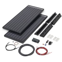 B&uuml;ttner Elektronik Solar-Komplettanlage Power Blackline Solar Kit MT 200 / 2 x 100 W - Solar-Komplettsets von B&uuml;ttner Dometic