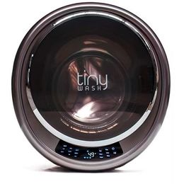 tinyWASH WT-1-EU Waschtrockner silbergrau/chrom - W&auml;sche & Trocknen