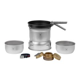 Trangia Trangiak&ouml;k 27-23 UL / D Campingkochset 3- teilig mit Spiritusbrenner Set 8 grau - Spirituskocher