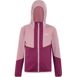 Regatta Dissolver X Kinder Fleecejacke mit durchgehendem Rei&szlig;verschluss rosa 176 - Kinderjacken