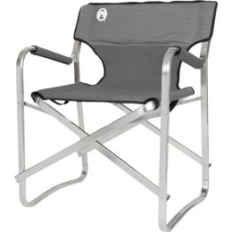 Coleman Deck Chair Klappbarer Campingstuhl Aluminium silber ohne Tisch - Regiest&uuml;hle
