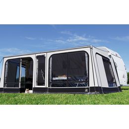 Wigo Sackmarkise mit Vorzelt Rolli Plus Ambiente Special f&uuml;r Hubbett Wohnwagen 585 x 250 cm - Markisenvorzelte & W&auml;nde
