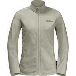 Jack Wolfskin Taunus Damenfleecejacke hellgrau XL - Damenjacken