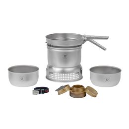 Trangia Trangiak&ouml;k 27-21 UL / D Campingkochset 3- teilig mit Spiritusbrenner Set 5 grau - Spirituskocher