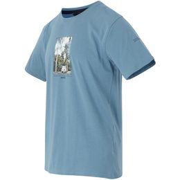 Regatta Cline IX Herren T- Shirt hellblau L - Herrenshirts, -hemden & -pullover