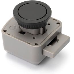 Confurn R-EVOLUTION Push Lock Schlie&szlig;system rund schwarz - Vorh&auml;ngeschl&ouml;sser & Verriegelungen