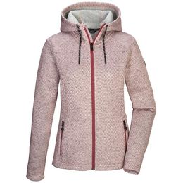 Killtec Damen Strickfleecejacke mit Kapuze rosa 40 - Damenjacken