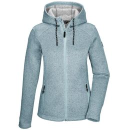 Killtec Damen Strickfleecejacke mit Kapuze hellblau 42 - Damenjacken