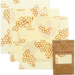 Bees Wrap Bienenwachstuch 3er-Pack M 25 x 27,5 cm - Lebensmittelbeh&auml;lter / Vorratsdosen von BeesWrap