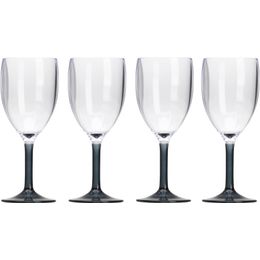 Flamefiled Weinkelche Set 4-teilig 290 ml Smoke Grey - Gl&auml;ser von Flamefield