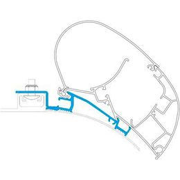 Dometic PR-Adapt Adapter f&uuml;r Dachmarkisen PW 2000 und PW 2500 5,5 m - Markisenadapter