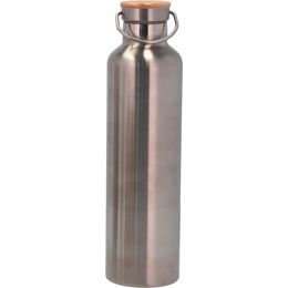 Camplife Edelstahl Isolierflasche mit Bambusdeckel 1000 ml - Isolierflaschen & Isobeh&auml;lter