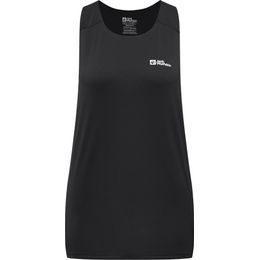 Jack Wolfskin Prelight Stride Tank Damen Funktionstop schwarz L - Damenshirts, -blusen & -pullover