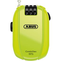 Abus Combiflex Break 85 Roll-Back Kabelschloss mit Zahlencode neon - Outdoor Mobilit&auml;t