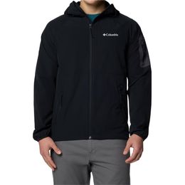 Columbia Tall Heights II Herrensoftshelljacke schwarz L - Herrenjacken