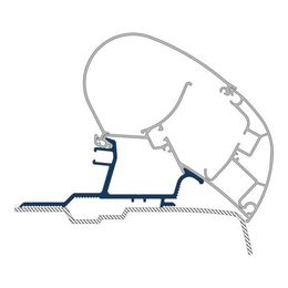 Dometic PR-Adapt Adapter f&uuml;r Dachmarkisen PW 2000 und PW 2500 3,25m - Markisenadapter