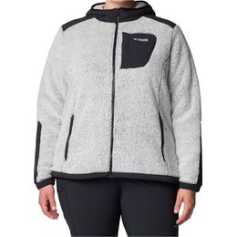 Columbia Arctic Crest Fleece Damenjacke hellgrau L - Damenjacken