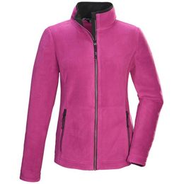 Killtec KOW 3 Damen Fleecejacke mit Stehkragen pink 46 - Damenjacken