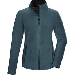 Killtec KOW 3 Damen Fleecejacke mit Stehkragen dunkelgr&uuml;n 50 - Damenjacken
