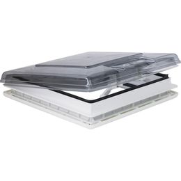 Fiamma Vent 50 Dachhaube mit Verdunkelungsrollo und Moskitonetz 50 x 50 cm crystal - Dachhauben