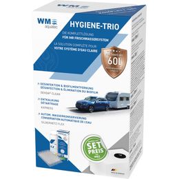 WM aquatec Hygiene-Trio Wasserhygiene Komplettset f&uuml;r Tankgr&ouml;&szlig;e 60 Liter - Wasserkonservierung
