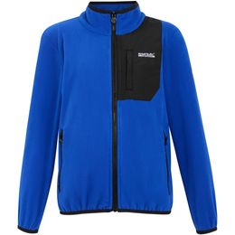 Regatta Frankie Kinder Fleecejacke mit durchgehendem Reißverschluss blau 164 - Kinderjacken