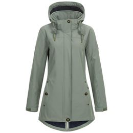 Ankerglut Ankerglutbrise Softshellmantel Damen olive 44 - Damenjacken