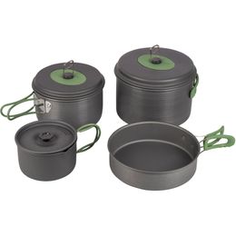 Bo-Camp Explorer Kochgeschirr-Set Aluminium eloxiert 4-tlg. XL - Trekkinggeschirr