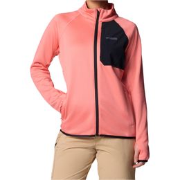Columbia Triple Canyon Grid Damen Fleecejacke melon M - Damenjacken