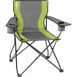 Brunner Action Armchair Equiframe Faltstuhl / Campingstuhl mit Armlehnen gr&uuml;n/grau - Faltst&uuml;hle