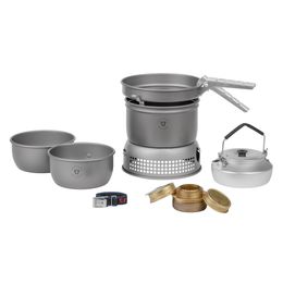 Trangia Trangiak&ouml;k 27-2 HA Campingkochset 4- teilig mit Spiritusbrenner Set 1 - Spirituskocher
