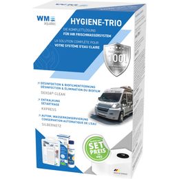 WM aquatec Hygiene-Trio Wasserhygiene Komplettset f&uuml;r Tankgr&ouml;&szlig;e 100 Liter - Wasserkonservierung