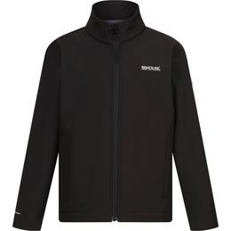 Regatta Junior Cera Kinder Softshelljacke schwarz 116 - Kinderjacken