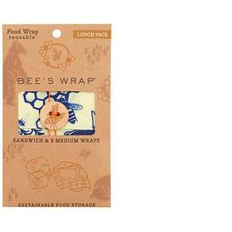 Bees Wrap Bienenwachstuch Lunchpack Bees and Bears - Lebensmittelbeh&auml;lter / Vorratsdosen von BeesWrap
