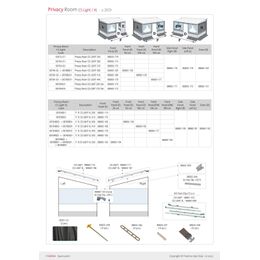 Fiamma Frontpanel f&uuml;r Privacy Room Light f&uuml;r F45 Markisen 50 cm - Wohnwagenvorzelte