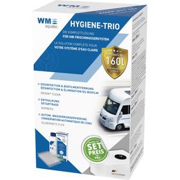 WM aquatec Hygiene-Trio Wasserhygiene Komplettset f&uuml;r Tankgr&ouml;&szlig;e 160 Liter - Wasserkonservierung