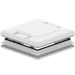 Fiamma Vent 50 Dachhaube mit Verdunkelungsrollo und Moskitonetz 50 x 50 cm wei&szlig; - Dachhauben