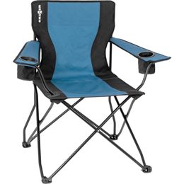 Brunner Action Armchair Equiframe Faltstuhl / Campingstuhl mit Armlehnen schwarz/blau - Faltst&uuml;hle