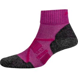 P.A.C. TR 1.2 Trekking Merino Short Cool Damen Wandersocken rosa 35-37 - Socken von PAC