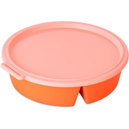 Koziol Schale NORA BOX mit Deckel 1,1 Liter strong coral / sweet pink - Sch&uuml;sseln & Schalen