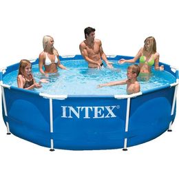 Intex Metal Frame Stahlrahmen-Pool 366 x 76 cm - Badespaß