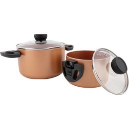 Bo-Camp Industrial Collection Slauson Compact 2 Topfset Aluminium Induktion 2-tlg. - Kochgeschirr-Sets