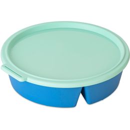 Koziol Schale NORA BOX mit Deckel 1,1 Liter strong blue / sweet green - Sch&uuml;sseln & Schalen