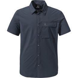 Sch&ouml;ffel Sch&ouml;ffel Style Dooser Herren Kurzarmhemd dunkelblau 54 - Herrenshirts, -hemden & -pullover