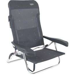 Crespo AL/221-M Beach Chair Strandstuhl grau - Strandst&uuml;hle