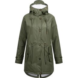 Ankerglut Ankergluttraum Regenmantel Damen olive 42 - Damenjacken