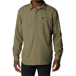 Columbia Silver Ridge Utility Lite Herrenhemd olive L - Herrenshirts, -hemden & -pullover