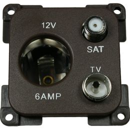 Haba 12V Steckdose / TV / SAT - 12 / 24 V Einbausteckdosen